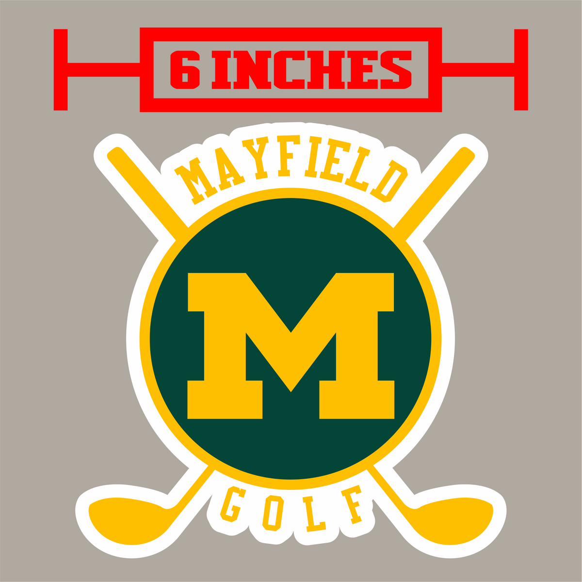 MHS Golf Decal – Booster Club Sales