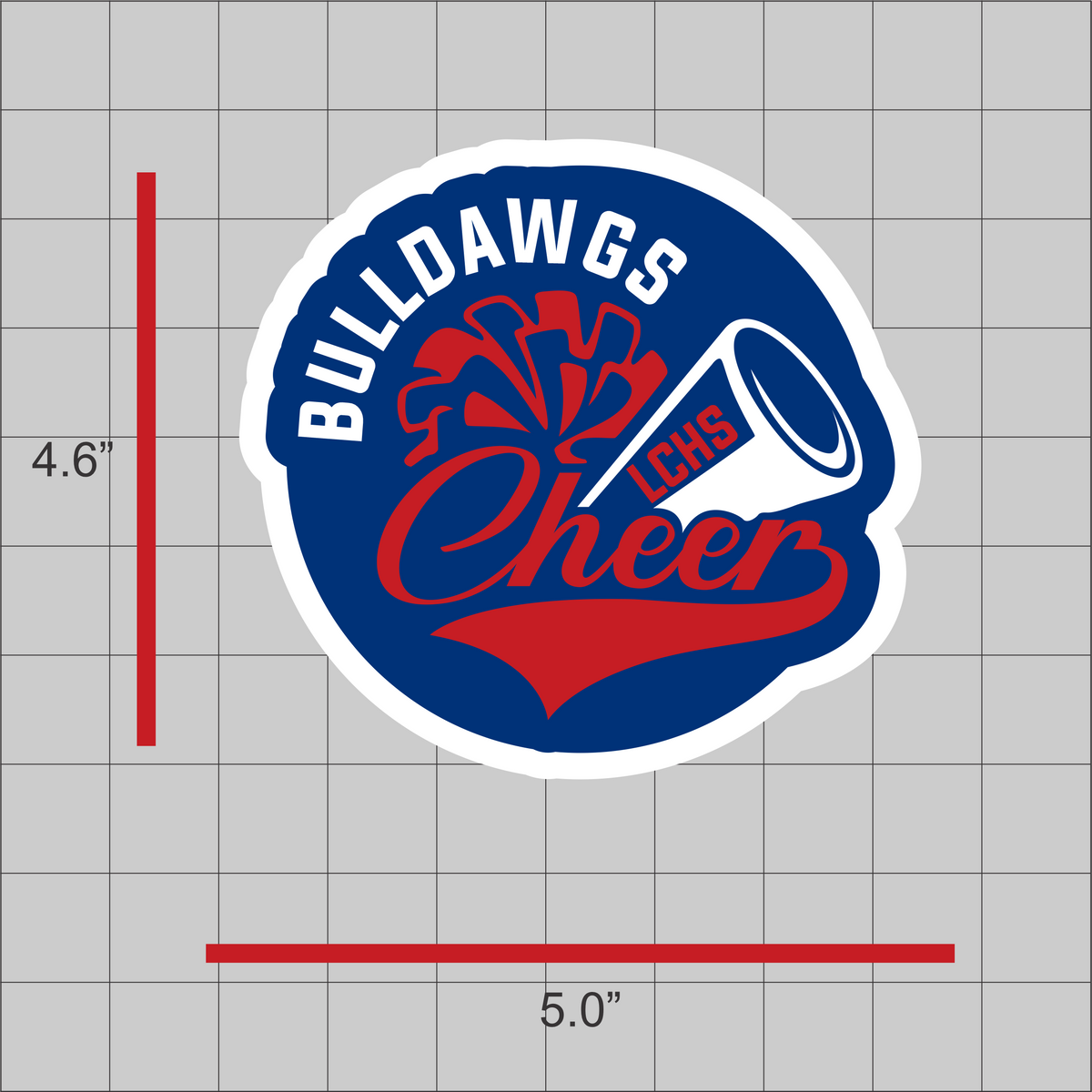 LCHS Cheer Decal – Booster Club Sales